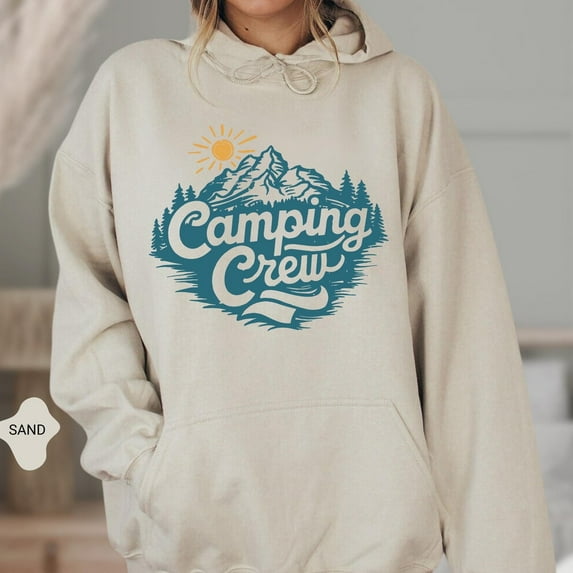 DOPASHIRT Camping Crew Hoodie, Camping Hoodie, Hiking Hoodie, Camping ...