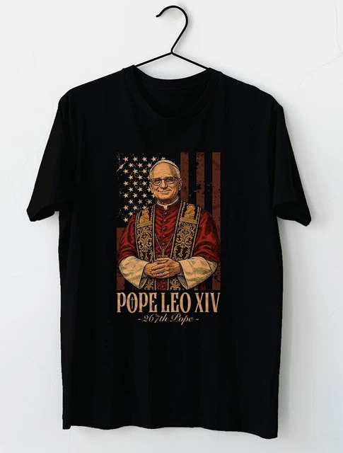 DOPASHIRT Cardinal Robert Prevost Pope Leo Xiv T-Shirt Unisex S-5XL Hot Trending Shirt, Vintage ...