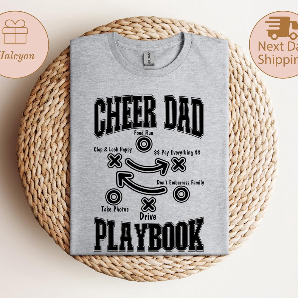 DOPASHIRT Cheer Dad Tshirt, Best Father Shirt, Gift For Dad, Fathers ...