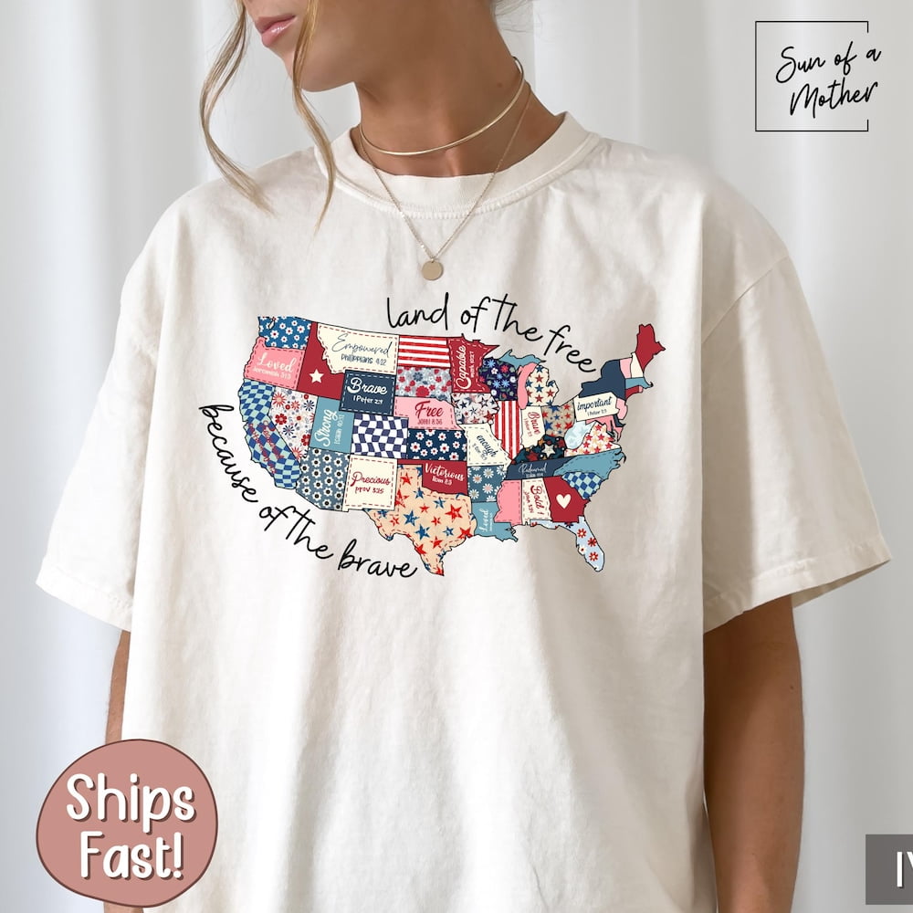 DOPASHIRT Christian American Shirt 4Th Of July Shirt Fourth Of July Tee ...