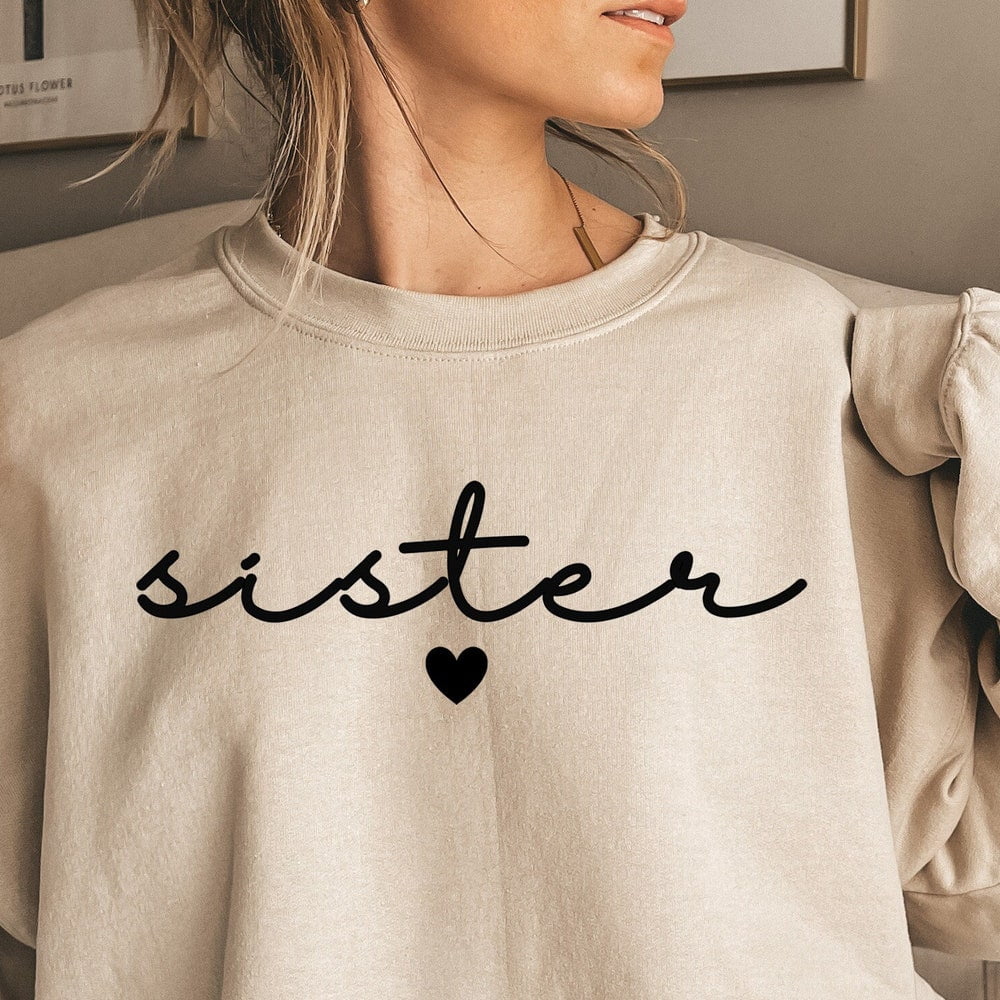 DOPASHIRT Cool Sisters Club Sweatshirt, Sister Sweatshirt, Chri.Stm.As ...
