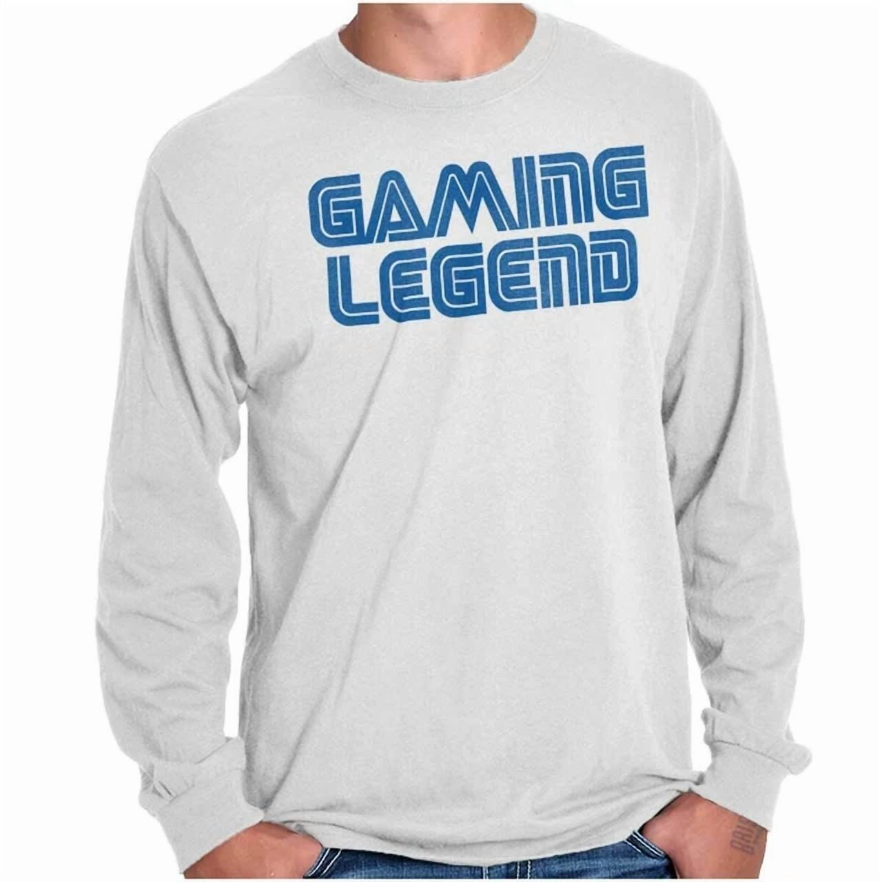 DOPASHIRT Cool Vintage Retro Video Gaming Legend Sweatshirt For Men Or ...