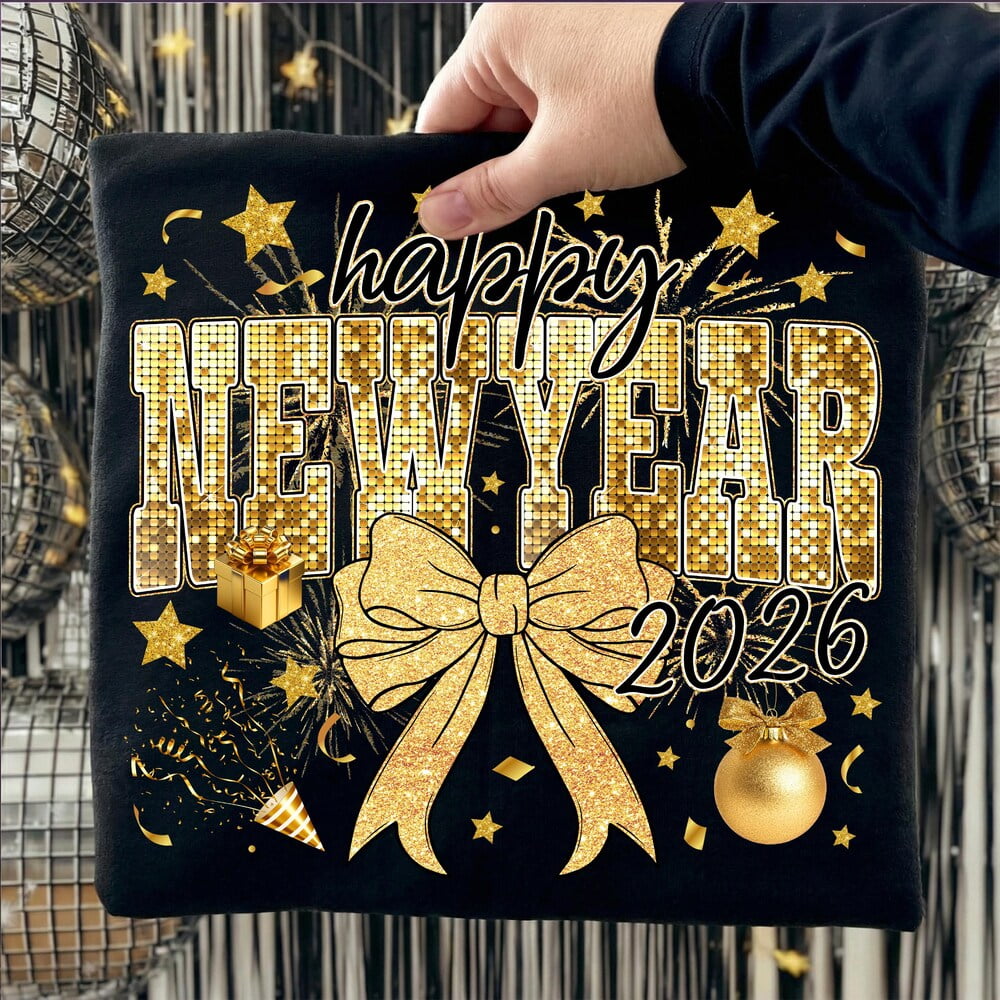 DOPASHIRT Coquette New Year 2026 Shirt Doodle Collage Hello Unisex S ...