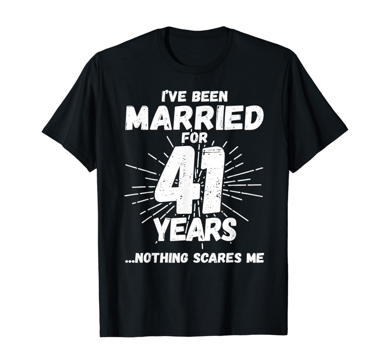 DOPASHIRT Couples Married 41 Years - Funny 41St Wedding Anniversary T ...