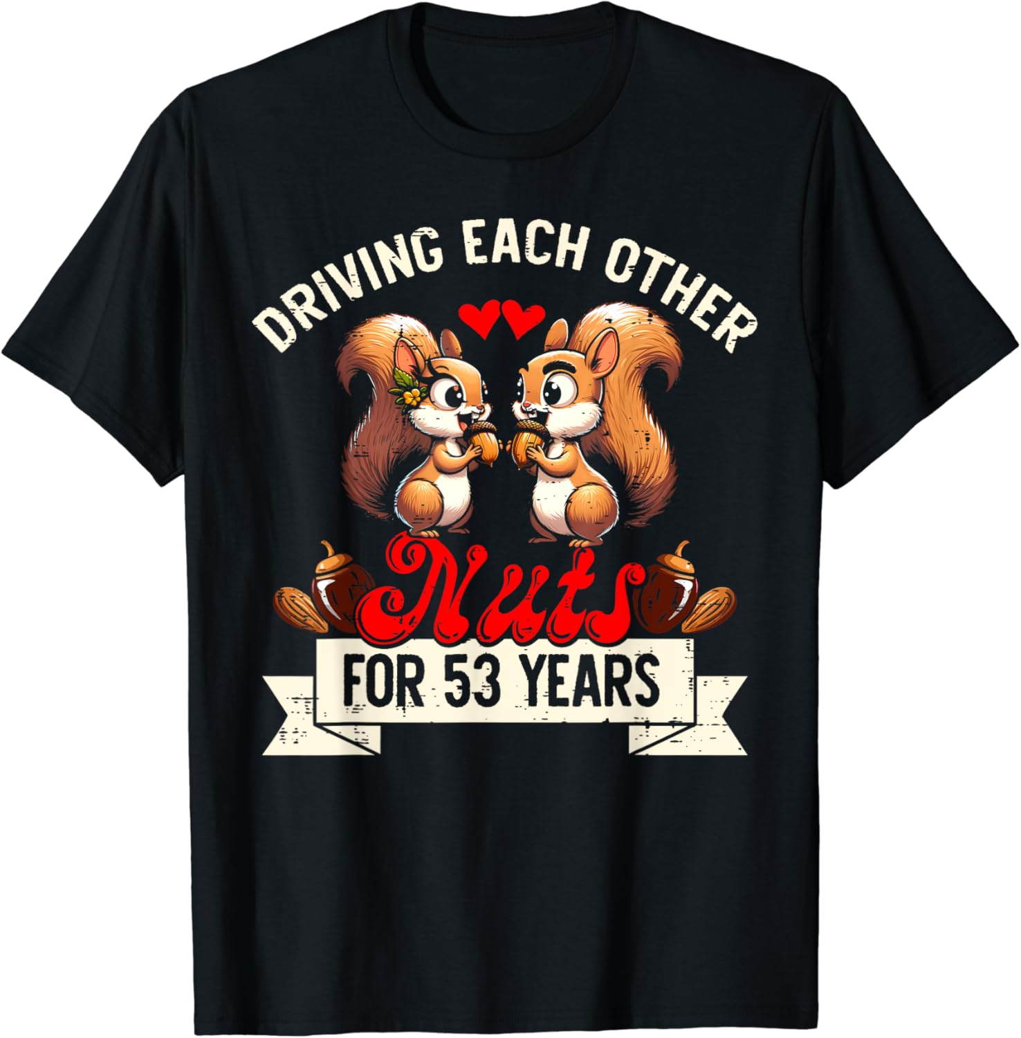 DOPASHIRT Couples Married 53-Year Funny 53Rd Wedding Anniversary T ...