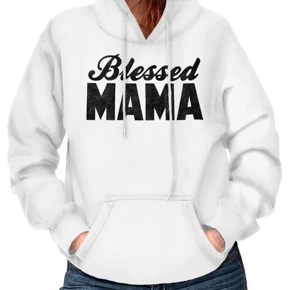 DOPASHIRT Cute Blessed Mama Mother'S Day Mom Love Gift Hoodie Outdoor ...