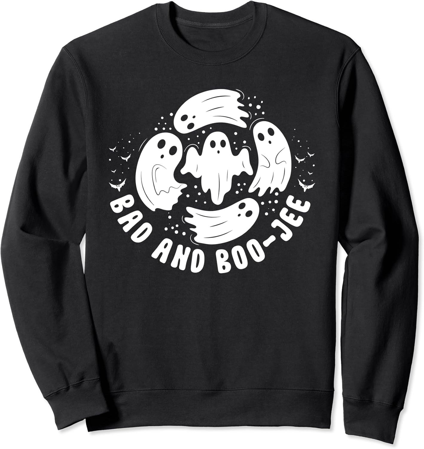DOPASHIRT Cute Ghost Boujee Bad And Boo-Jee Hal.Low.Een Spooky ...