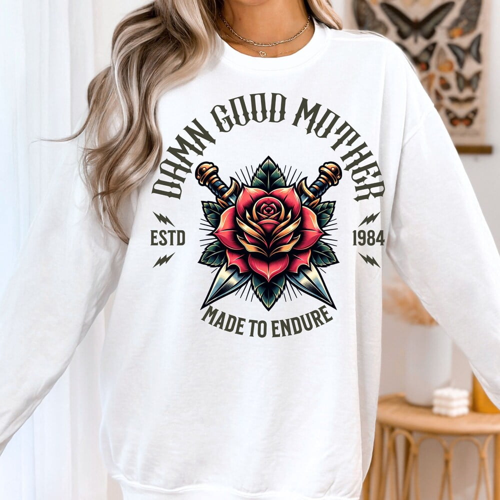 DOPASHIRT Damn Good Mother Shirt, Made To Endure Shirt, One Hell Of A Mother, Mothers Day Gift ...