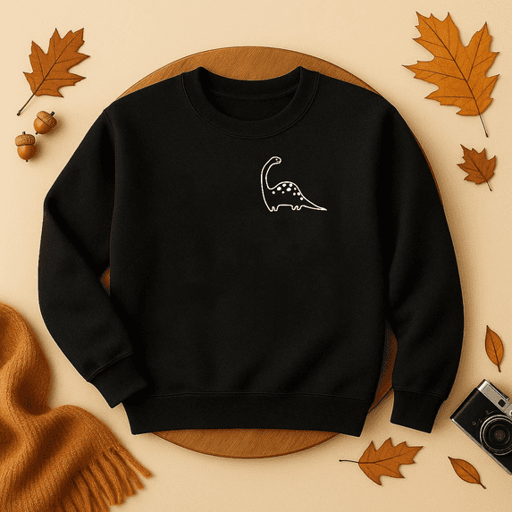 DOPASHIRT Dinosaur Sweatshirt, Pocket Sweatshirt Brachiosaurus ...