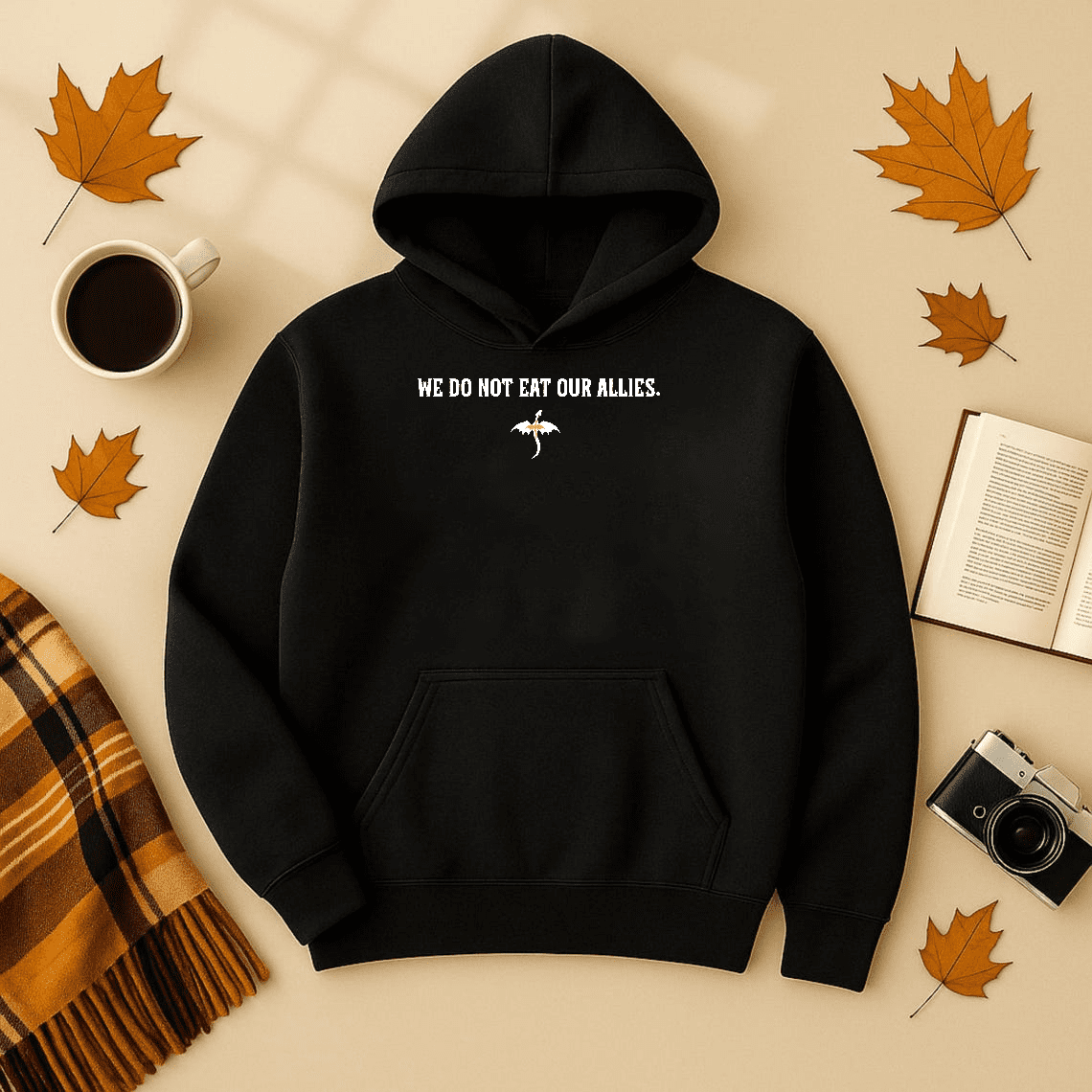 DOPASHIRT We Do Not Eat Our Allies Hoodie Dragon Rider Hoodie Basgiath ...