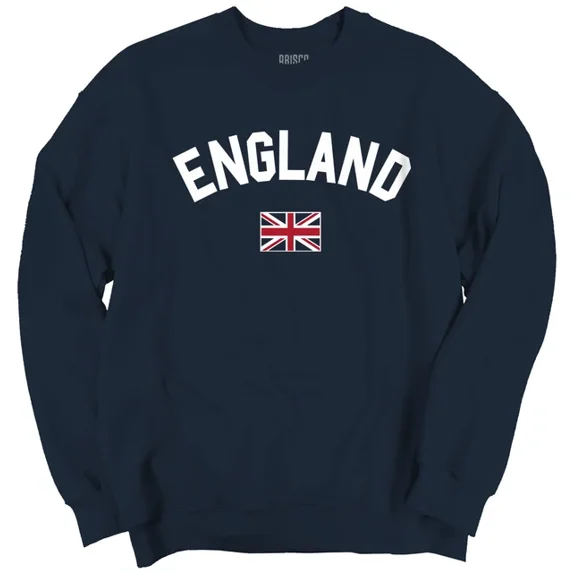DOPASHIRT England Country Flag International Travel Sweatshirt Trendy ...