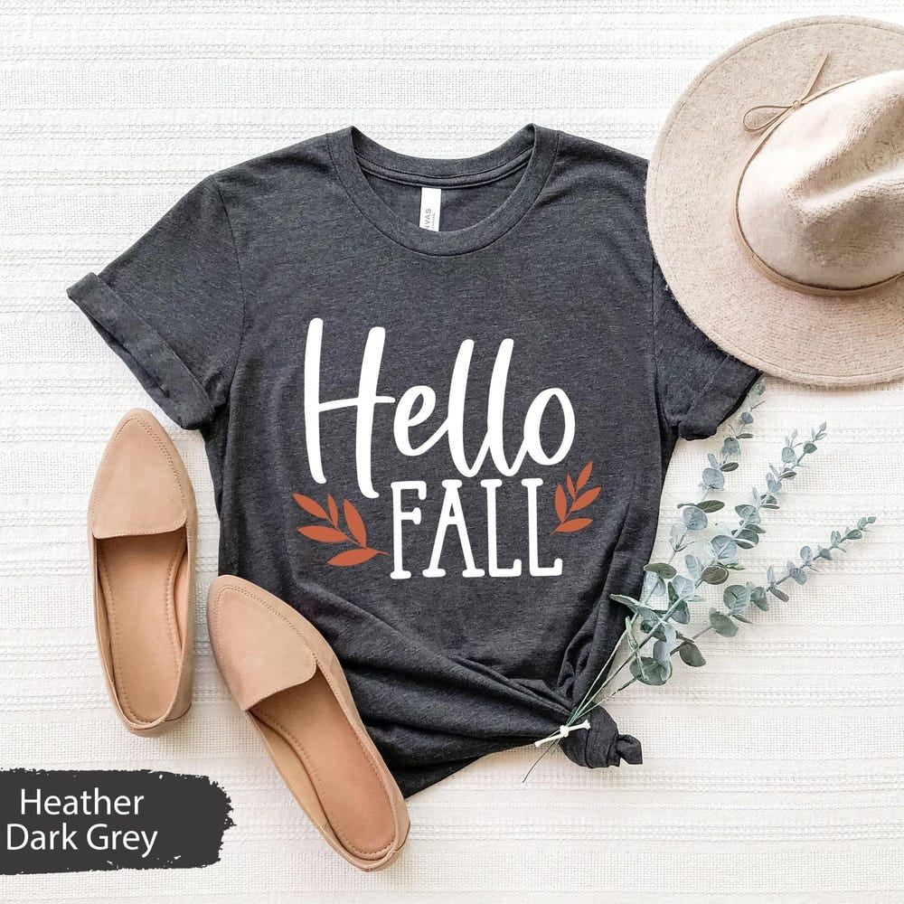 DOPASHIRT Fall Shirt, Fall Tshirt, Fall Season Shirt, Hello Fall Shirt ...