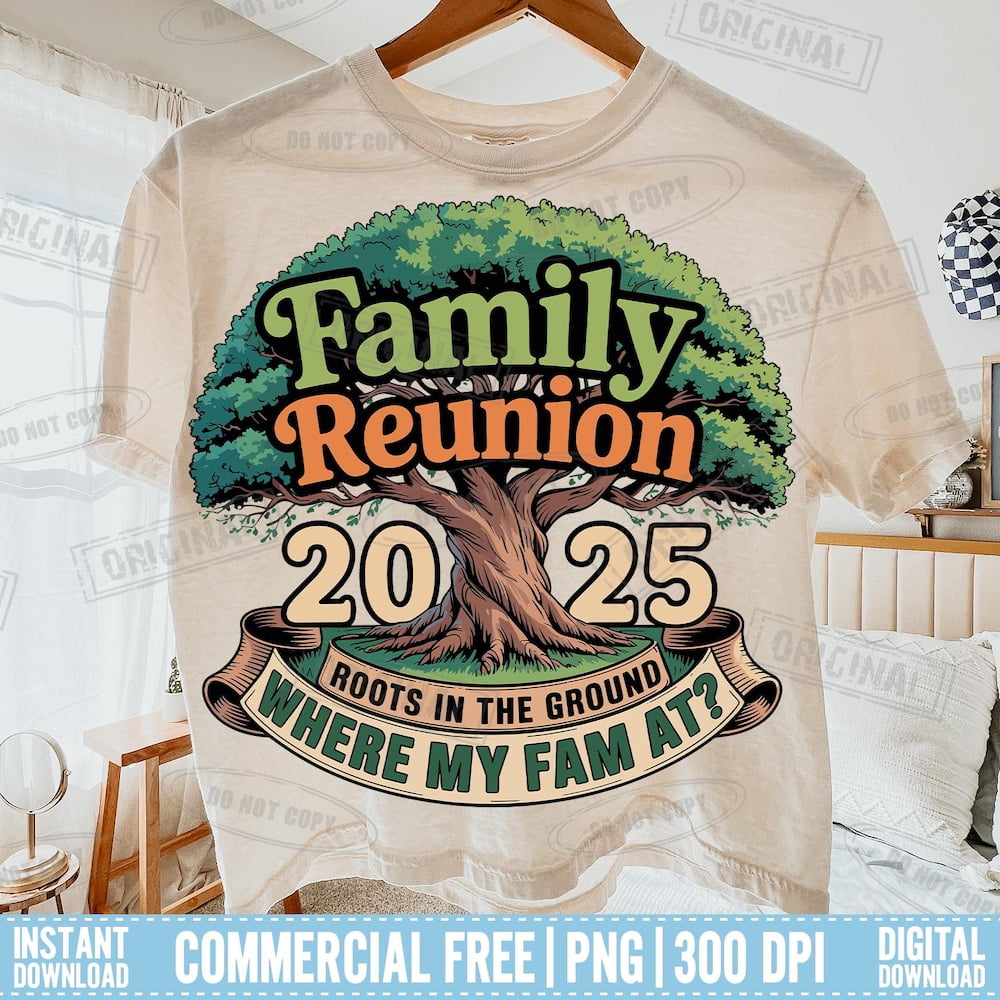 DOPASHIRT Family Reunion Tree 2025 Shirt "Where The Fam At" Design ...