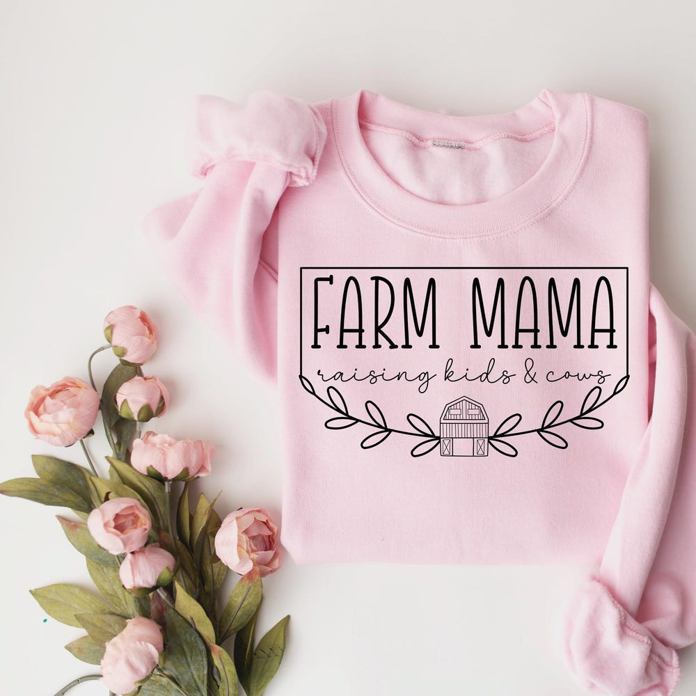 DOPASHIRT Farm Mama Sweatshirt, Farm Mom Sweatshirt, Farm Family Tee ...