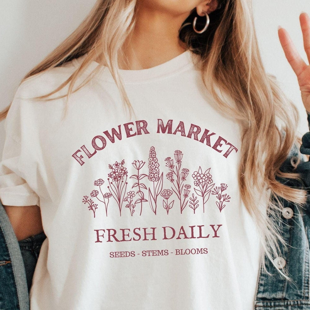 DOPASHIRT Farmcore Wildflower Shirt, Farmers Market Shirt, Cottage Core ...