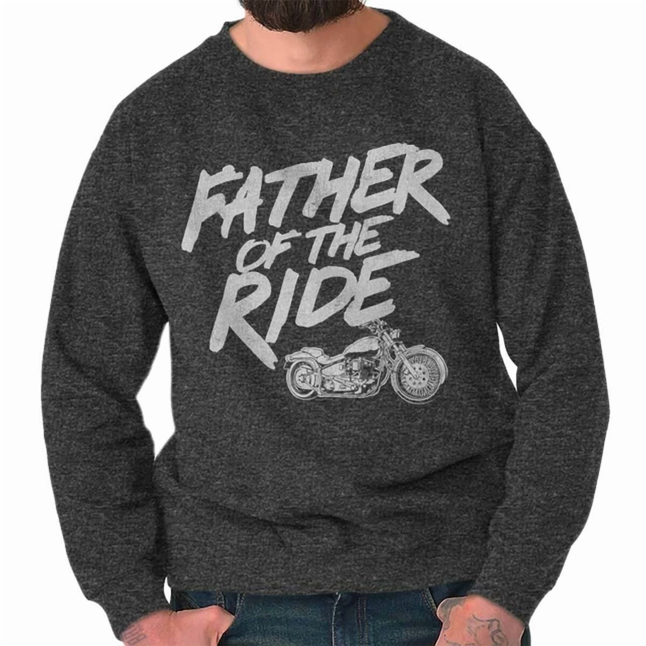 DOPASHIRT Father Of The Ride Motorcycle Biker Dad Gift Men'S Crew ...
