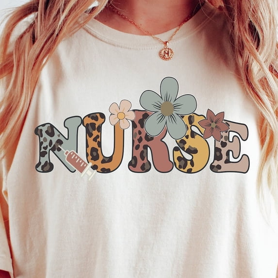DOPASHIRT Flower Nurse Shirt, School Nurse Shirt, Nurse Appreciation ...