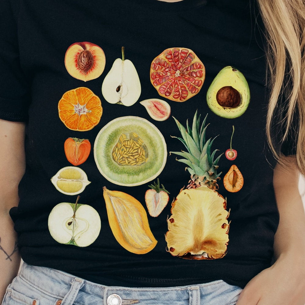 DOPASHIRT Fruit Shirt Garden Shirt, Cottagecore Clothing, Cottage Core ...