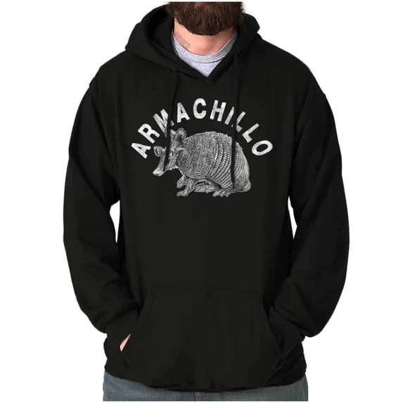 DOPASHIRT Funny Animal Chill Armadillo Pun Armachillo Hoodie Outdoor ...