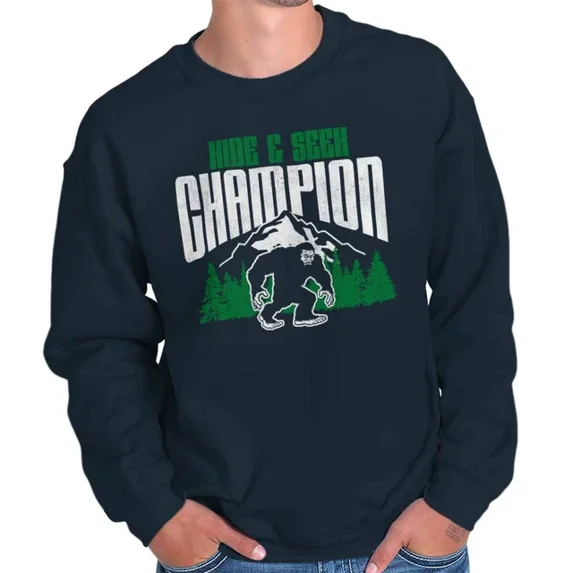 DOPASHIRT Funny Bigfoot Hide And Seek Champion Sweatshirt Trendy ...