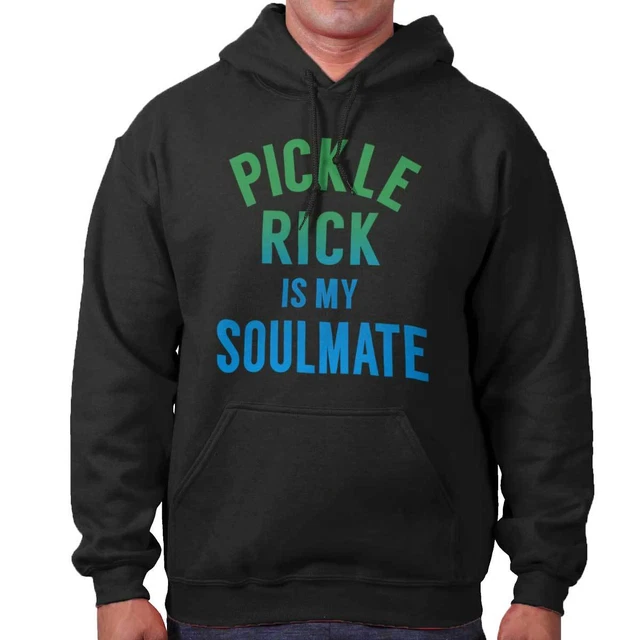 DOPASHIRT Funny Cartoon Pickle Rick Is My Soul Mate Hoodie Outdoor ...
