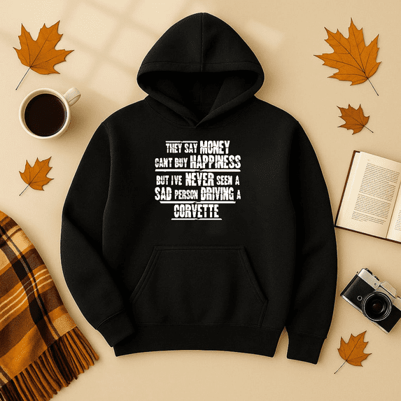 DOPASHIRT Funny Corvette Owner Hoodie Car Enthusiast Casual Tee For Him ...