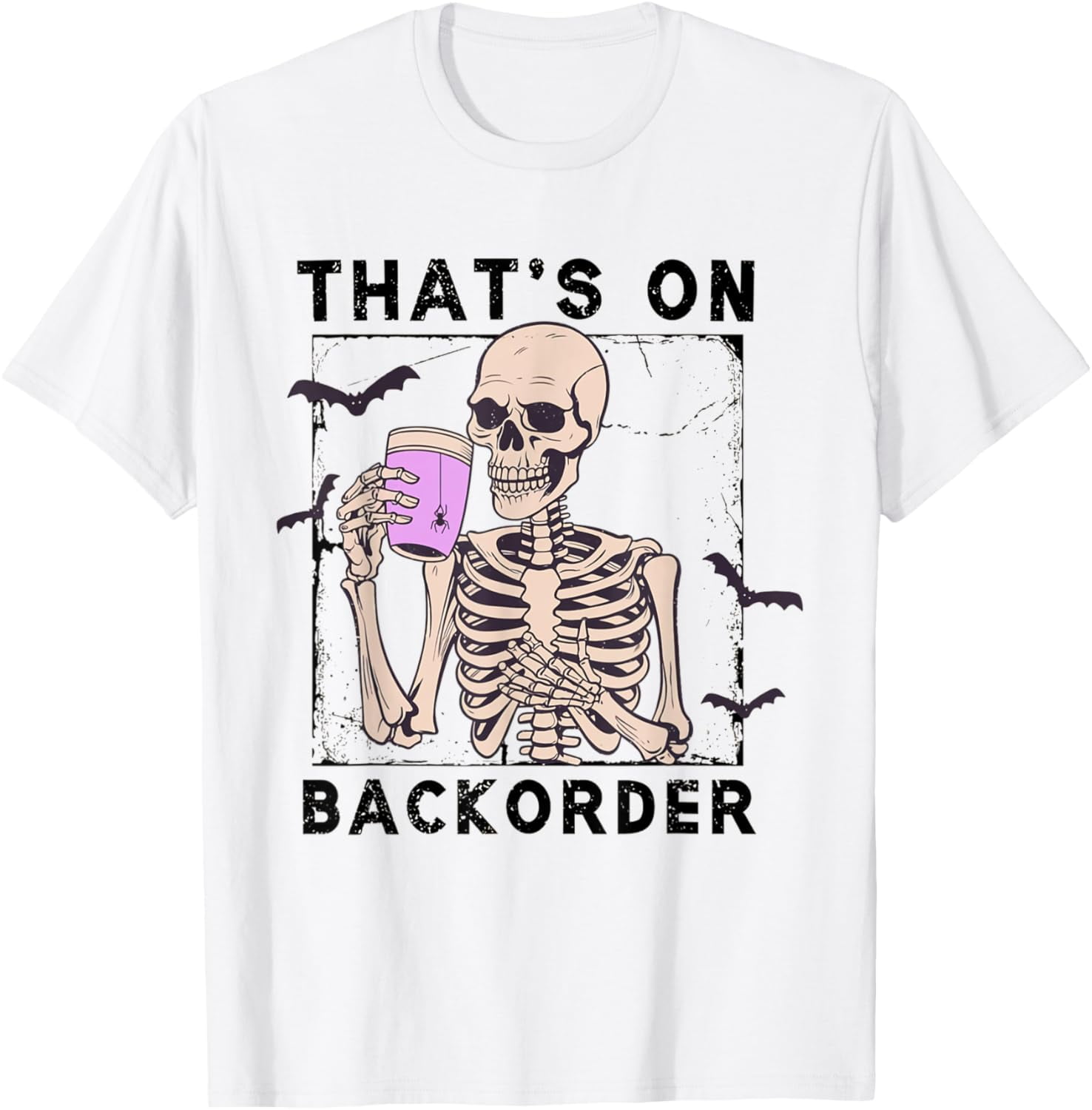 DOPASHIRT Funny Hal.Low.Een Pharmacy Tech Skeleton That'S Backorder T ...