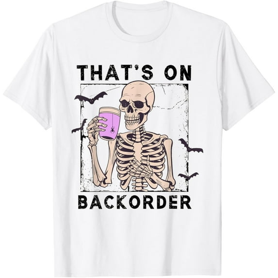 DOPASHIRT Funny Hal.Low.Een Pharmacy Tech Skeleton That'S Backorder T ...