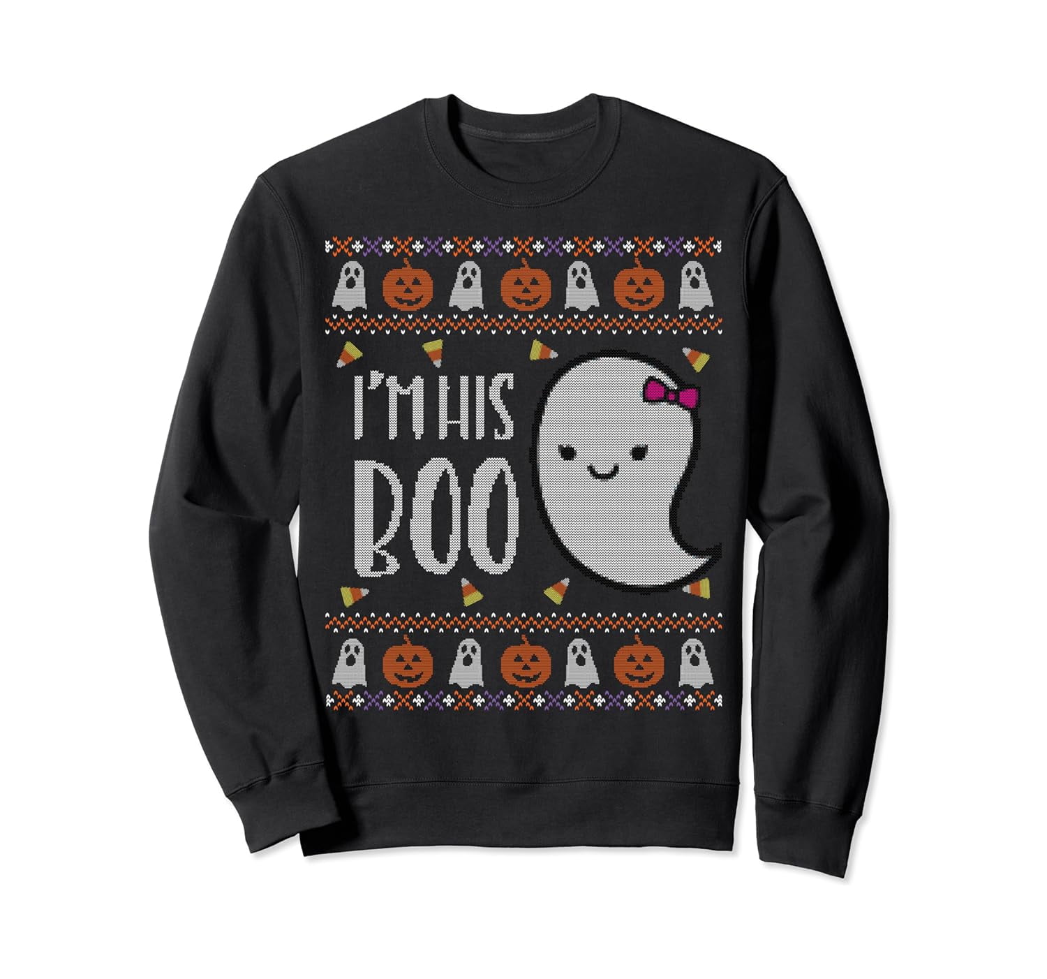 DOPASHIRT Funny I'M His Boo Matching Sweatshirt Hal.Low.Een Sweatshirt ...