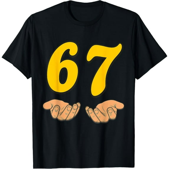 DOPASHIRT Funny Six Seven 6 7 Hands Gen Alpha Slang T-Shirt Unisex S ...