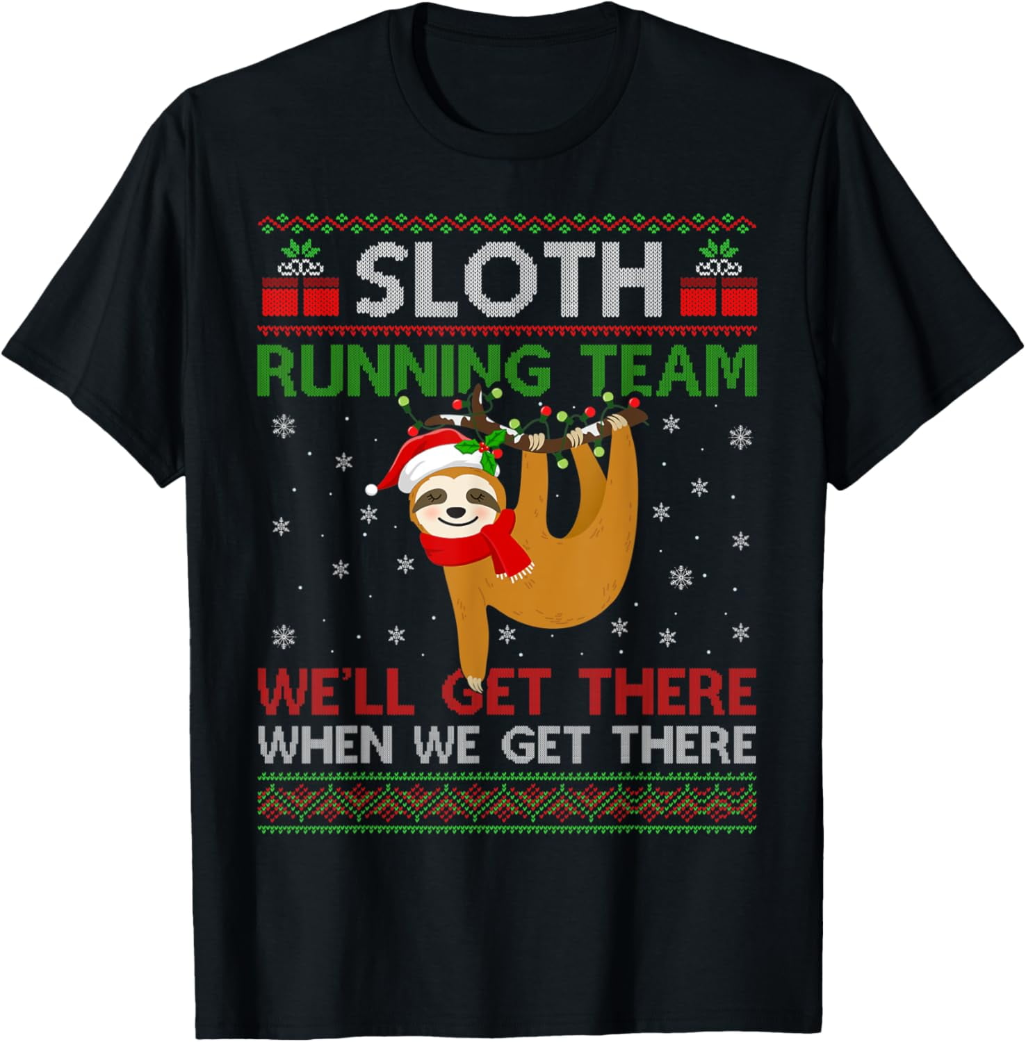 DOPASHIRT Funny Sloth Running Team Noel Lights Sloth Noel T-Shirt Unisex S-5XL Hot Trending ...