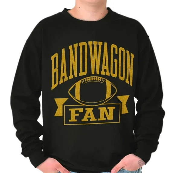 DOPASHIRT Funny Sports Football Bandwagon Fan Sweatshirt Trendy ...