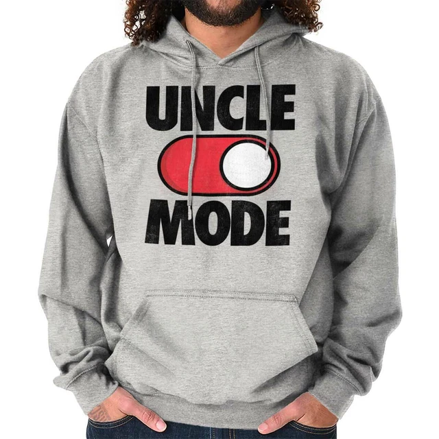 DOPASHIRT Funny Uncle Mode On Cool Family Mens Hoodie Outdoor Hoodie ...