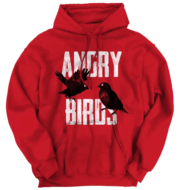 DOPASHIRT Funny Video Gamer Angry Birds Crow Hoodie Outdoor Hoodie ...