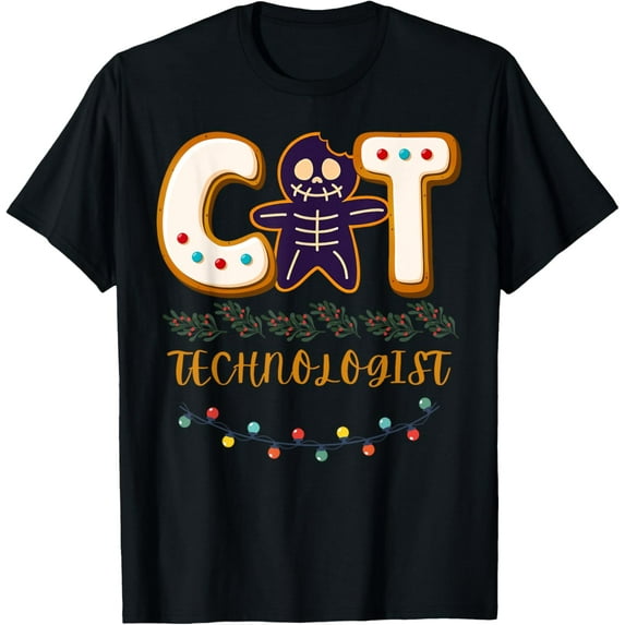 DOPASHIRT Gingerbread Ct Technologist Mri X-Ray Tech Chris.Tmas T-Shirt ...