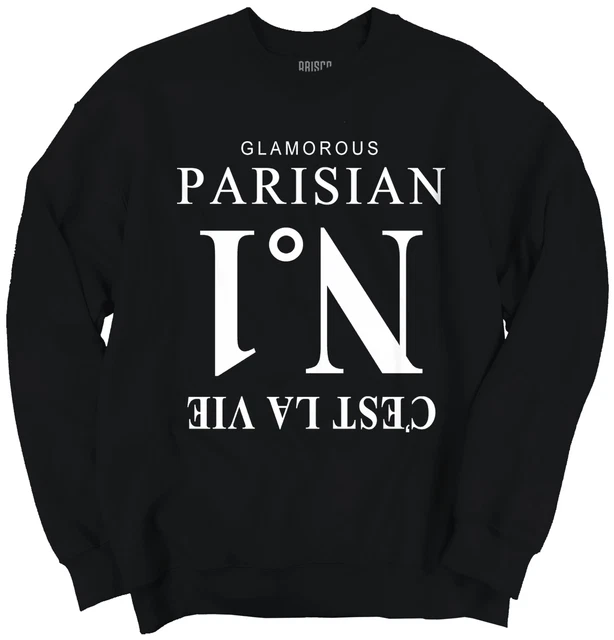 DOPASHIRT Glamorous Paris Number 1 Designer French Gift Crew Sweatshirt ...