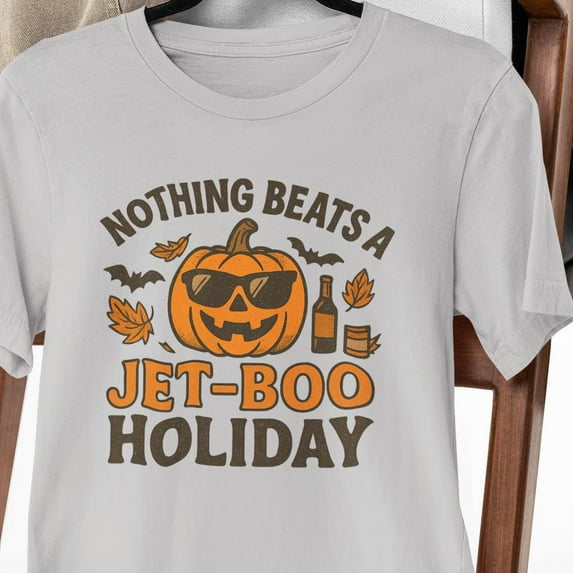 DOPASHIRT Hal.Low.Een Jet-Boo Holiday Tee, T-Shirt For Fall, Sp00Ky ...