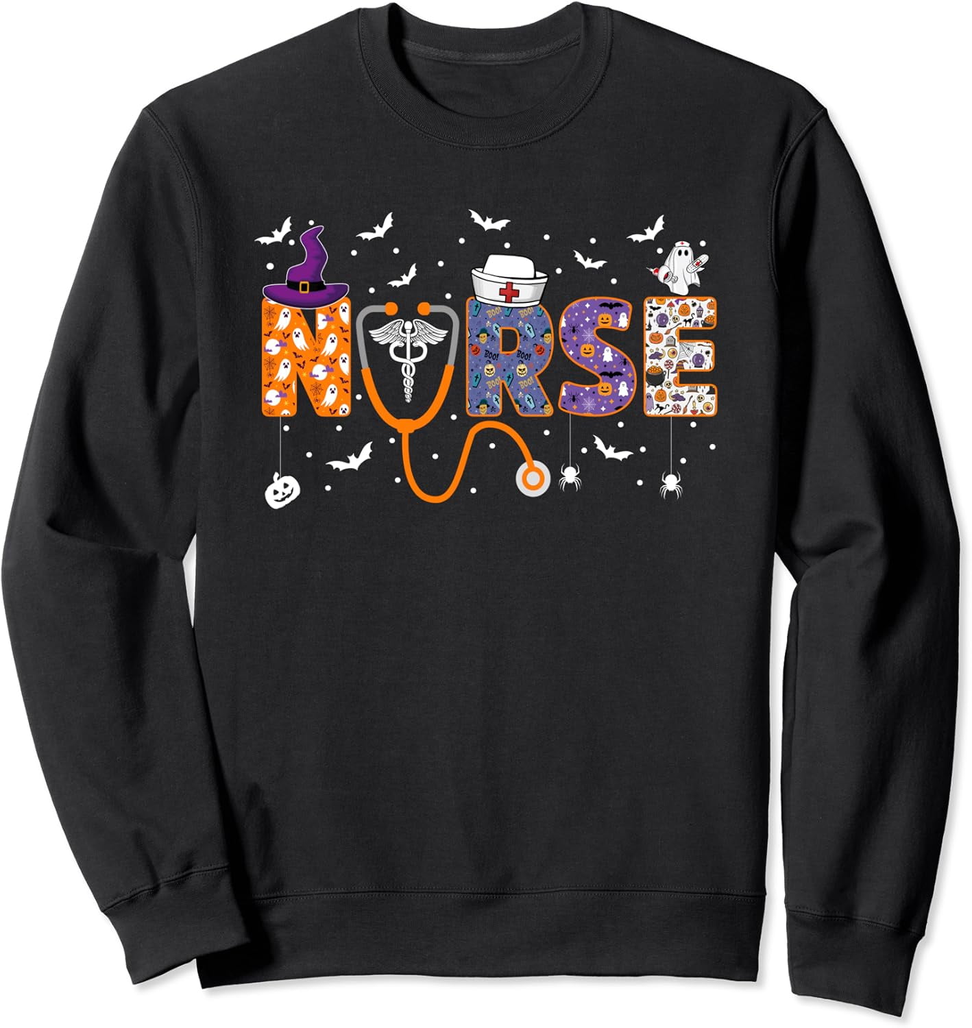 DOPASHIRT Hal.Low.Een Nurse Nursing Cute Health Worker Hal.Low.Een ...
