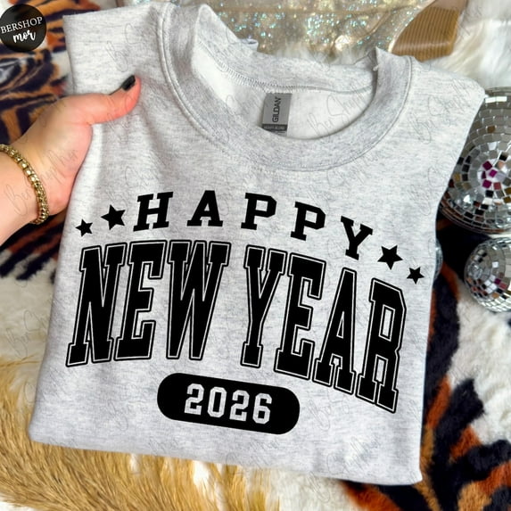 DOPASHIRT Happy New Year 2026 Shirt, 2026 Shirt, Festive Design, Unisex S-5XL Hot Trending Shirt ...