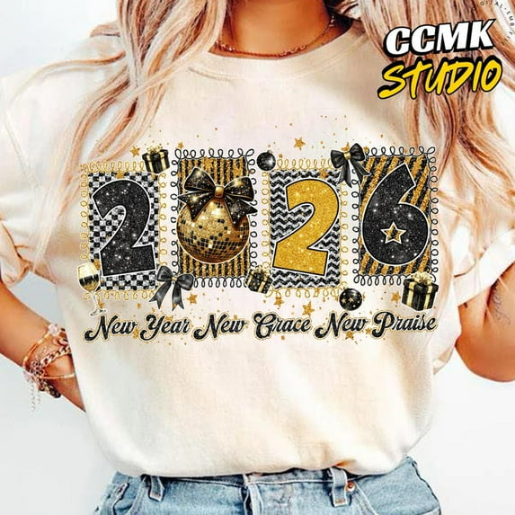 DOPASHIRT Happy New Year 2026 Shirt Preppy Coquette Party Design Hello 2026 Unisex S-5XL ...