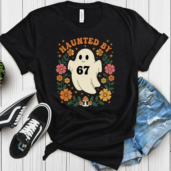 DOPASHIRT Haunted By 6 7 Hal.Low.Een Shirt, Sp00Ky Tee, Viral Funny ...