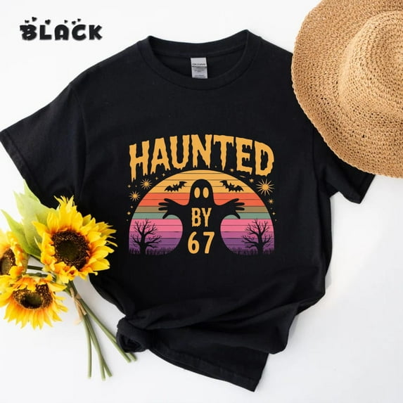 DOPASHIRT Haunted By 6 7 Hal.Low.Een Shirt, Sp00Ky Tee, Viral Funny ...