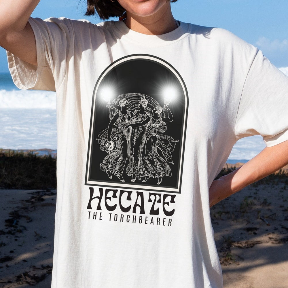 DOPASHIRT Hecate Shirt, Hecate The Torchbearer Light Academia Greek ...