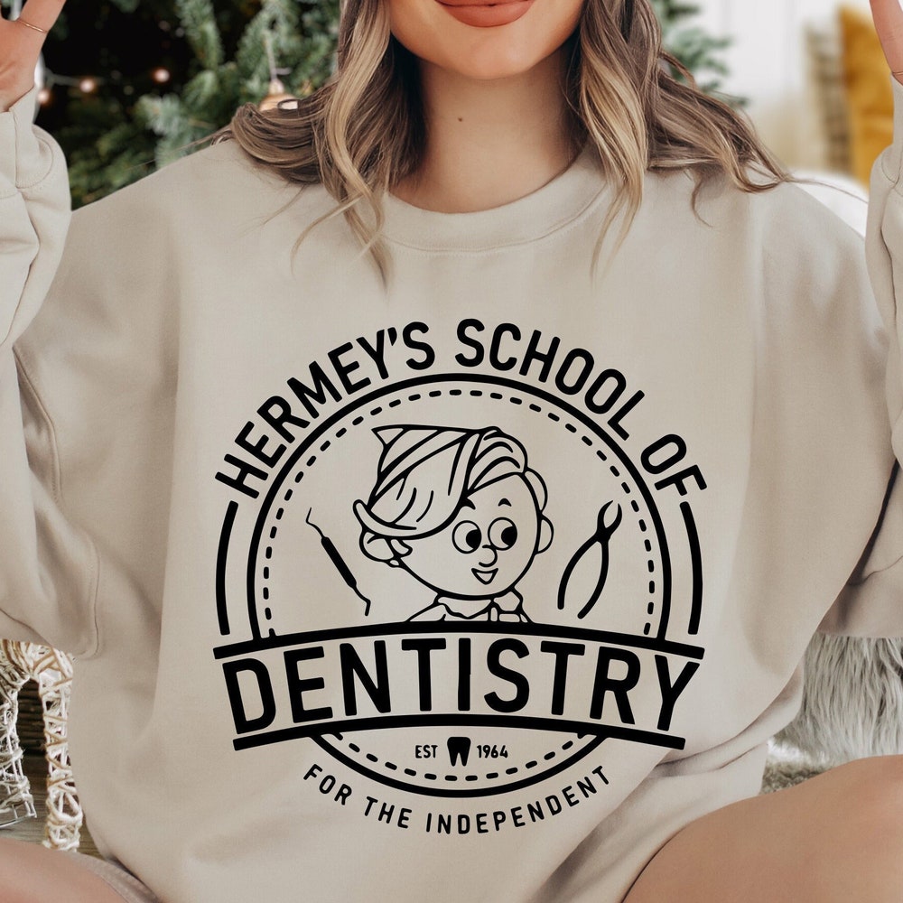 DOPASHIRT Hermey'S School Of Dentistry Sweatshirt, Dentist Sweater ...