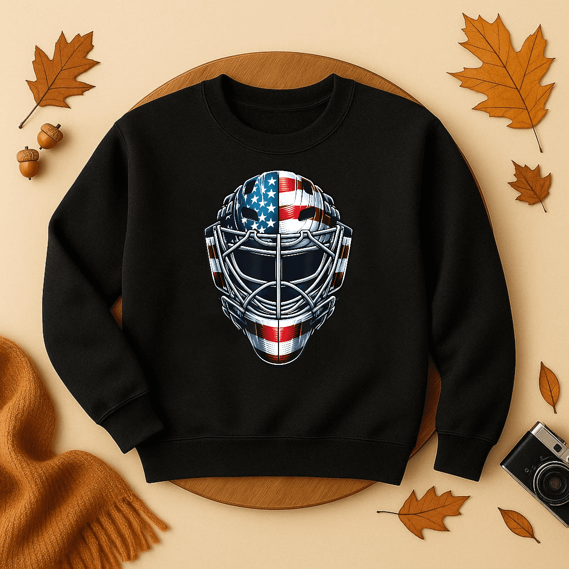DOPASHIRT Hockey Goalie Mask 4Th Of Ju American Flag Usa Fathers Day ...