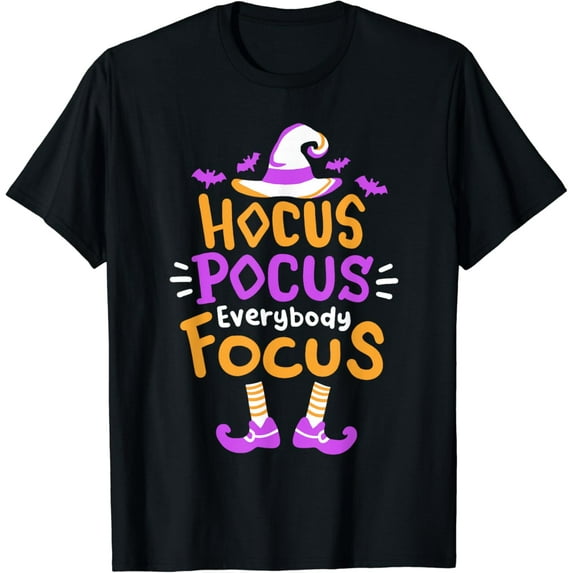 DOPASHIRT Hocus Pocus Everybody Focus Funny Hal.Low.Een Teachers T ...