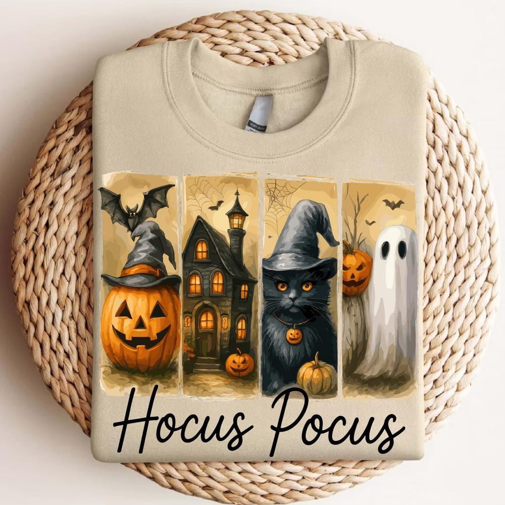 DOPASHIRT Hocus Pocus T-Shirt, Cute Ghost Hal.Low.Een Shirt, Hal.Low ...