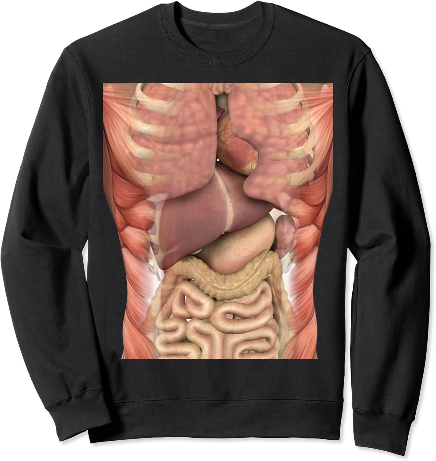 DOPASHIRT Human Muscles Organs Scary Anatomy Teacher Hal.Low.Een ...