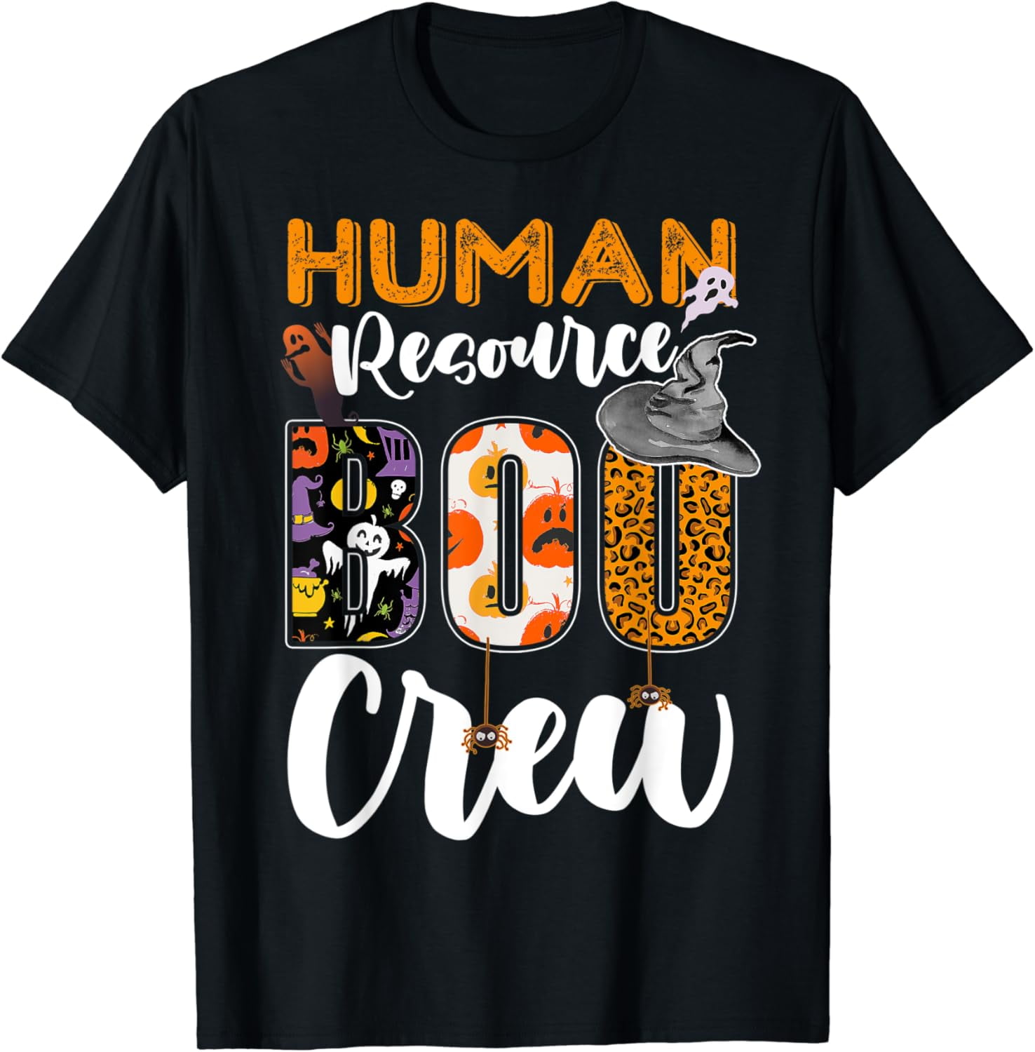 DOPASHIRT Human Resource Boo Crew Hal.Low.Een Matching Hr Manager T ...
