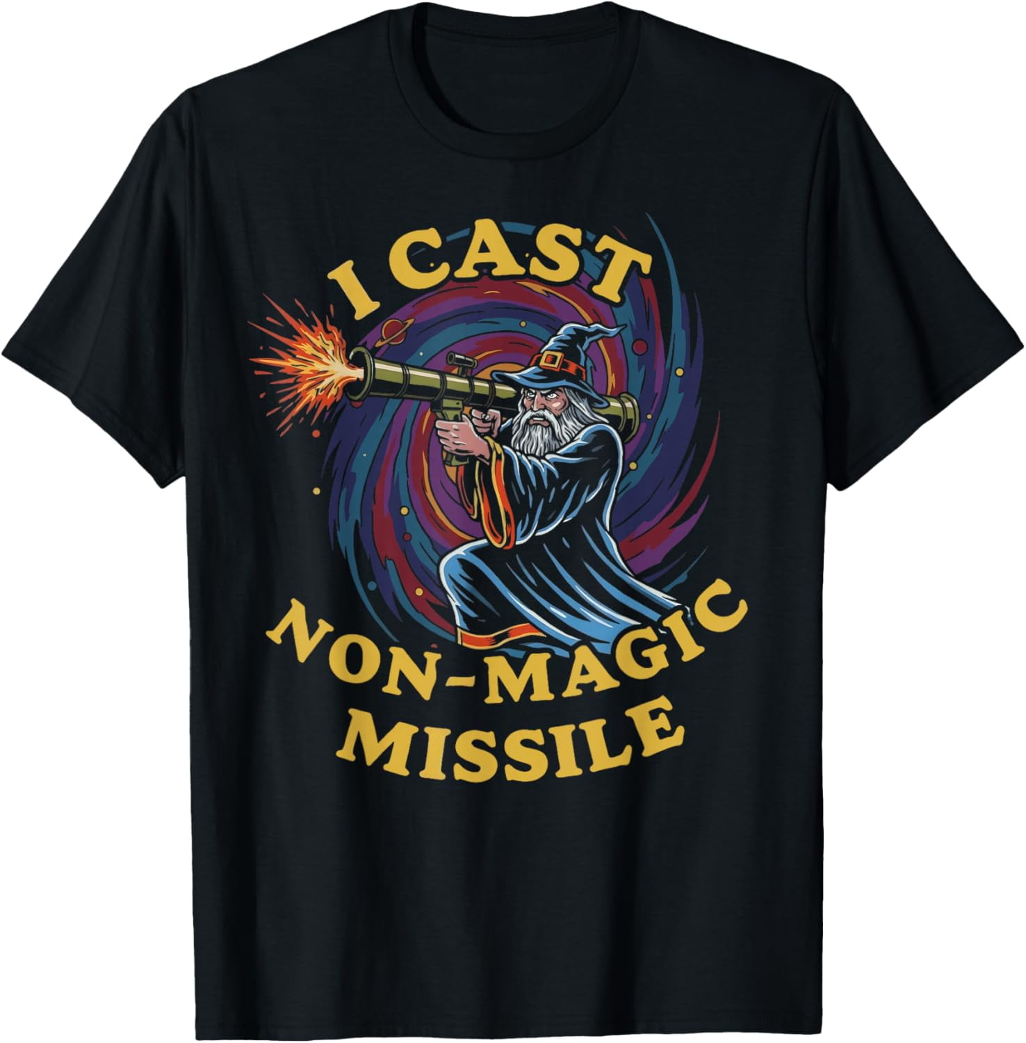 DOPASHIRT I Cast Non-Magic Missile Funny Wizard T-Shirt Unisex S-5XL ...